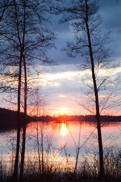 Pôr Do Sol Natureza Finlândia Foto gratuita no Pixabay