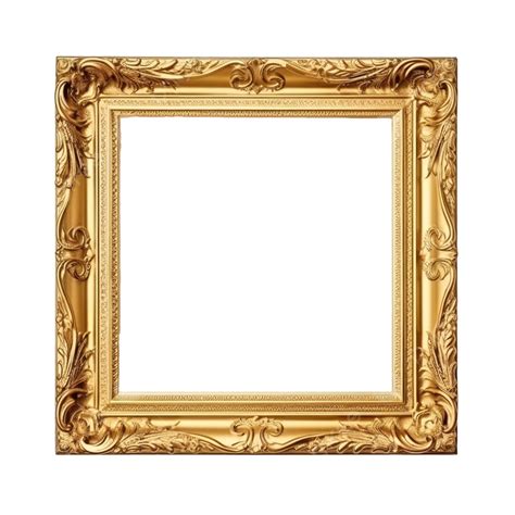 Moldura Quadrada De Ouro PNG Moldura De Ouro Linha De Ouro Ouro PNG