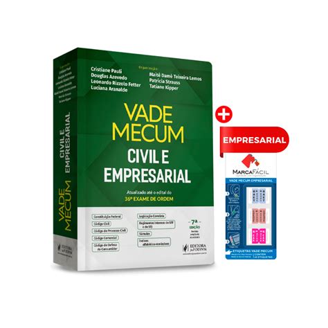 Vade Mecum Civil e Empresarial 2022 Etiqueta Marca Fácil Empresarial