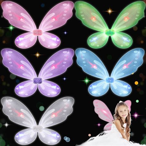 Buy Kasyat 5 Pcs Princess Fairy Wings Butterfly Wings Princess Fairy