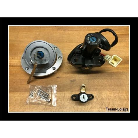 Kit Contacteur Neiman Clé Bouchon Serrure de selle pour Yamaha R1 2002