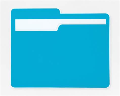 Blue File Folder Icon