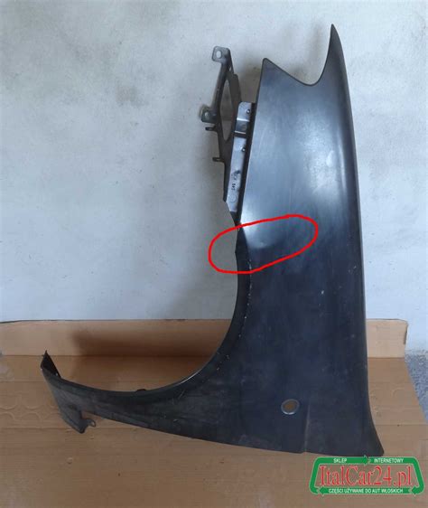 błotnik przedni lewy Fiat Punto 2 99 03 nowy oryginalny ItalCar24 pl