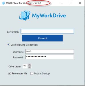 How To Find The Version Of MyWorkDrive Server And Clients MyWorkDrive