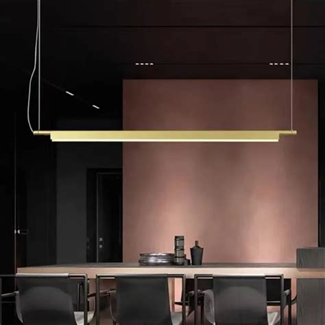 Dium Dium Lineer Kolye Lamba Sanat Lineer Sark T Led K Yemek Masas
