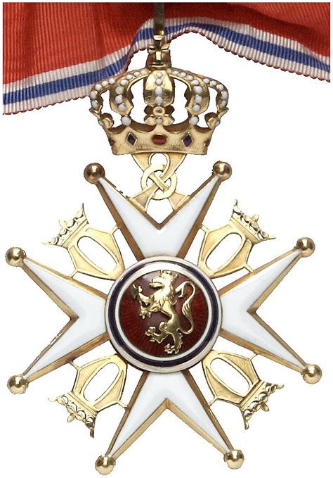 K Niglich Norwegischer Sankt Olavs Orden Kongelige Norsk St