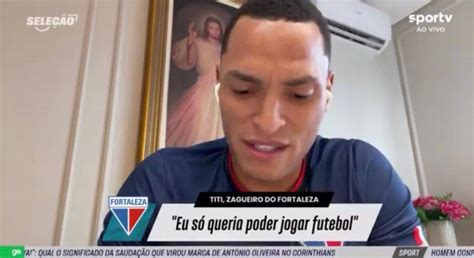 Zagueiro do Fortaleza chora em entrevista forte após ataque a ônibus