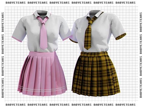 U N I F O R M Babyetears Sims 4 Mods Clothes Sims 4 Clothing Sims 4