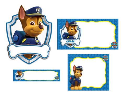 Etiquetas Paw Patrol Para Editar Gratis Yuwie