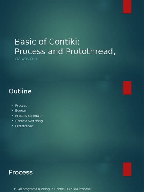 basic of contiki process pdf process computing thread computing