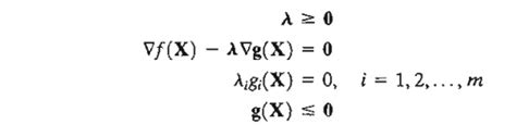 inequality constraints karush kuhn tucker kkt conditions