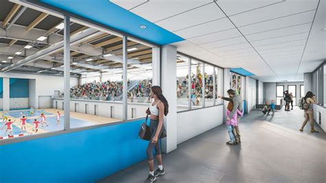 La première phase du gymnase Paul Constans inaugurée Ville de Montluçon