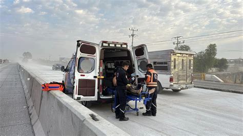 Choque en la México Querétaro dejó 5 heridos la mañana de este viernes
