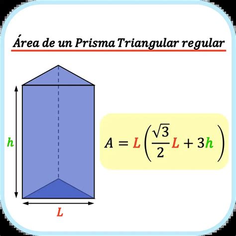 Área de un prisma triangular fórmula ejemplo y calculadora