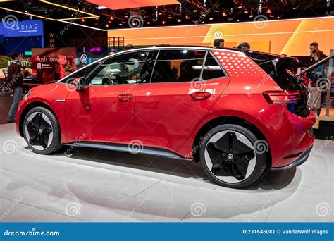 Volkswagen ID 4 GTX All Electric SUV Coupe Car Showcased At The IAA
