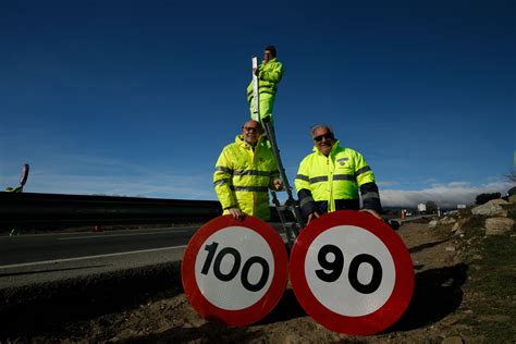 Entra en vigor el límite de 90 km h en carreteras convencionales