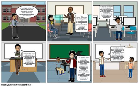 El Rol Del Docente Y Del Estudiante Storyboard