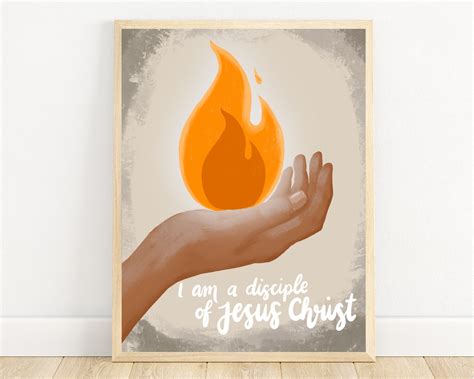 Youth Theme 2024 LDS Poster I Am A Disciple Of Jesus Christ YW Theme