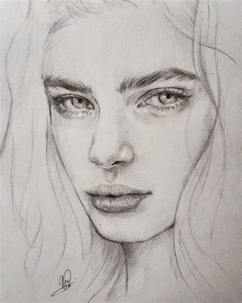 Pencil Drawing Realistic Faces Drawings Of Minimalist Hyper Realistic