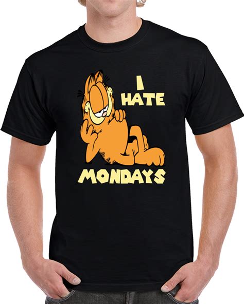 I Hate Mondays Garfield The Cat T Shirt