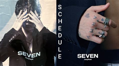 Jungkook Seven Promotion Schedule Poster Bts Youtube