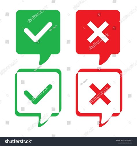 Set Check Mark Green Check Marks 库存矢量图免版税2180029415 Shutterstock