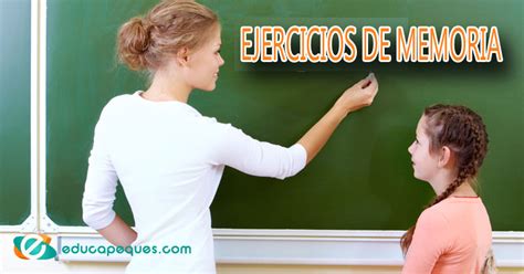 Ejercicios para estimular la memoria en niños Educapeques
