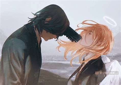 Hayakawa Aki Angel Devil And Gun Devil Chainsaw Man Drawn By