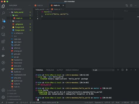 KTRZ Monokai Visual Studio Marketplace