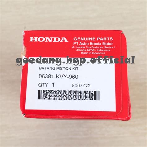 Jual Rod Kit Connecting Stang Seher Stang Piston BEAT Karbu KVY SCOOPY