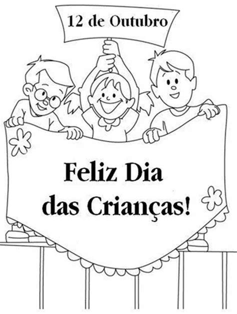 Desenhos Para Colorir Do Dia Das Crian As Pedagogicos