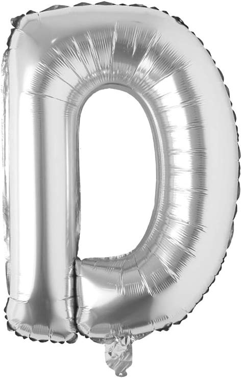 Inch Letter Balloons Silver Alphabet Number Ubuy India