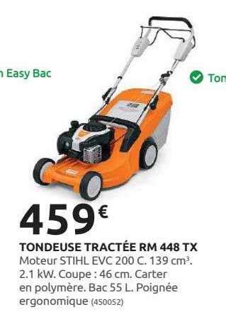 Promo Tondeuse Tractée Rm 448 Tx Stihl chez Rural Master iCatalogue fr