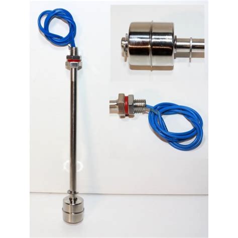 Capteur de niveau d eau Inox à flotteur Long L200 HQ REGENEBATT