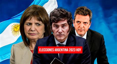 Resultados Finales De Elecciones Argentina Massa Y Milei Pasan A