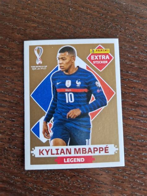 Panini WC Qatar 2022 KYLIAN MBAPPÉ extra sticker Gold Catawiki