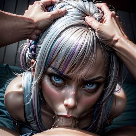 Rule 34 1girls Ai Generated Angry Angry Face Angry Fellatio Arbitrary Bare Shoulders Blowjob