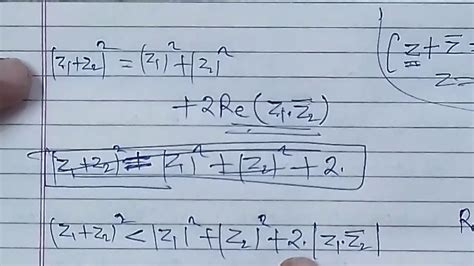 show that modulus of the sum of two complex numbers is less than or equal to sum of their moduli