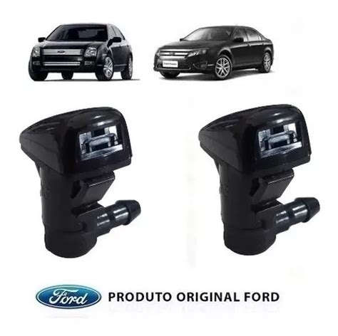 Par Brucutu Esguicho Limpador Parabrisa Ford Fusion