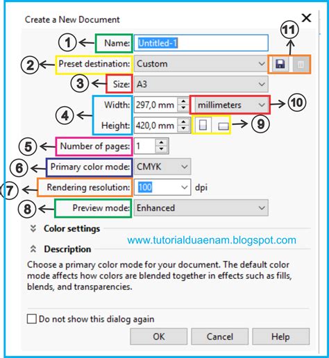 Cara Membuat Dan Mengatur Lembar Kerja Coreldraw Tutorialduaenam