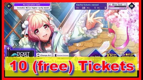D4DJ Groovy Mix EN Ticket Gacha 2023 June 2023 10 Tickets
