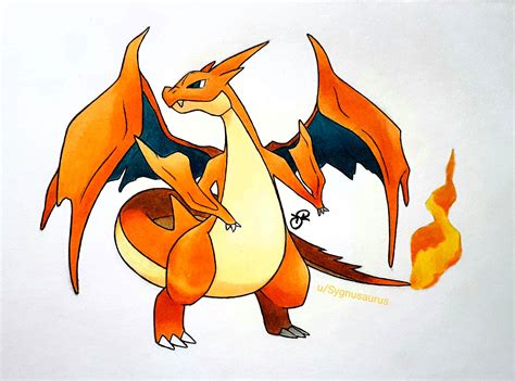 Pokemon Mega Charizard Drawing