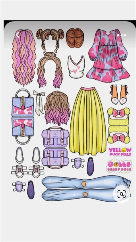 Girlish Fashion Style Coordination Paper Doll Book Korean Artofit