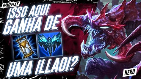 Só um champion MAIS DOENTE QUE ILLAOI para ganhar dela Gameplay de Cho