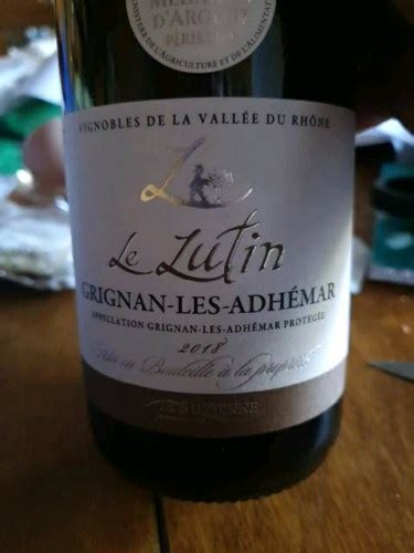 La Suzienne Le Lutin Grignan les Adhémar Rouge Vivino US