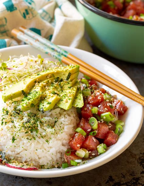 Hawaiian Ahi Poke Bowl Recipe VIDEO A Spicy Perspective