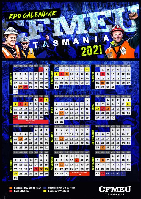 Cfmeu Victoria Calendar 2024 Star Harlene