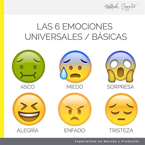 Apuntar Hacia Las Emociones Universales Caritas De Emociones