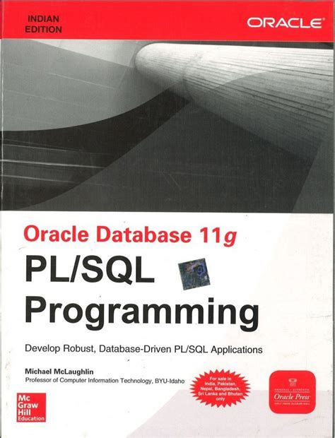 Oracle Database 11g PL SQL Programming McLAUGHLIIN 9780070248694