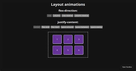 Framer Motion Layout Animations Codesandbox